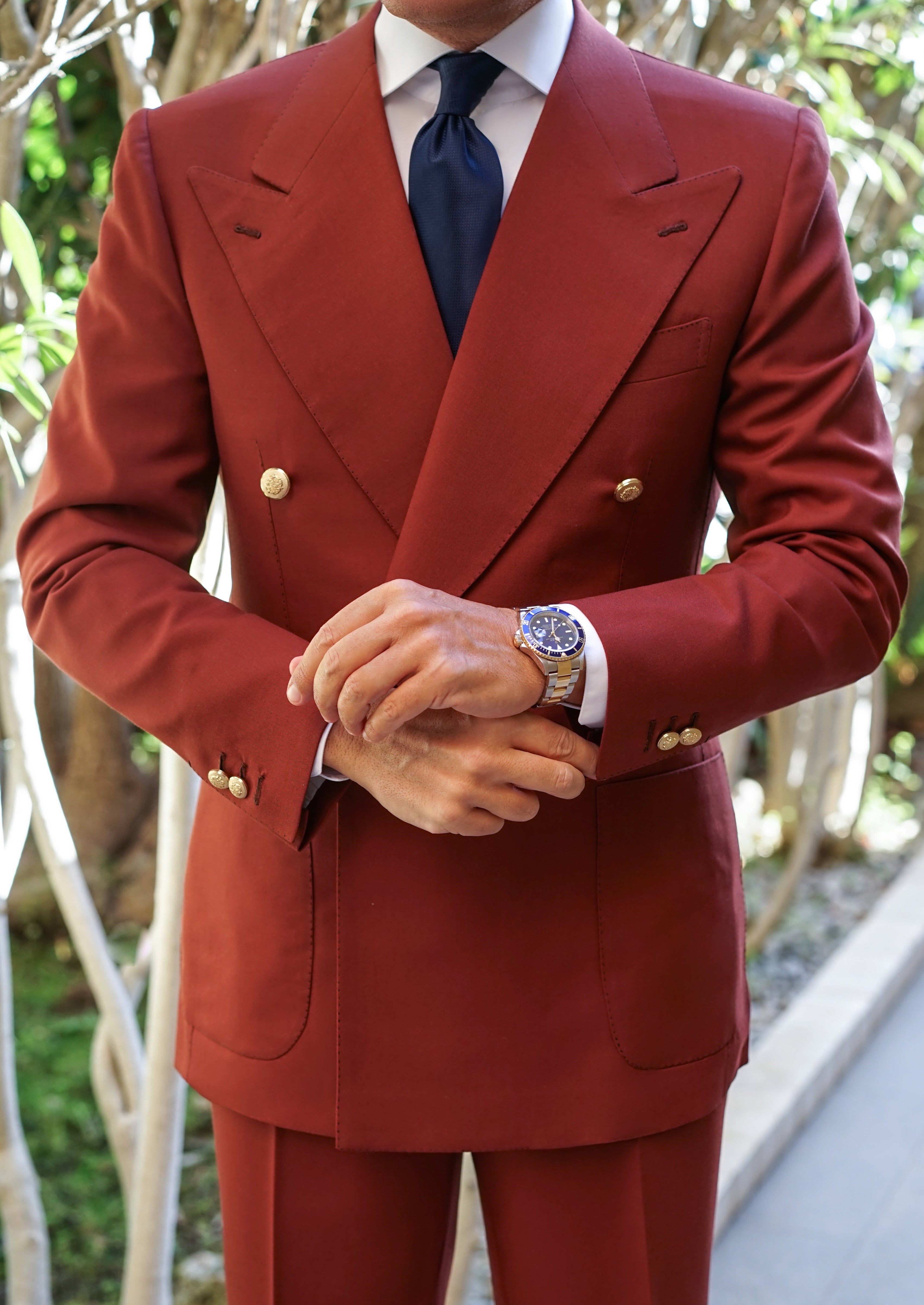 Lyon Dark Orange Suit – DanielReCollection