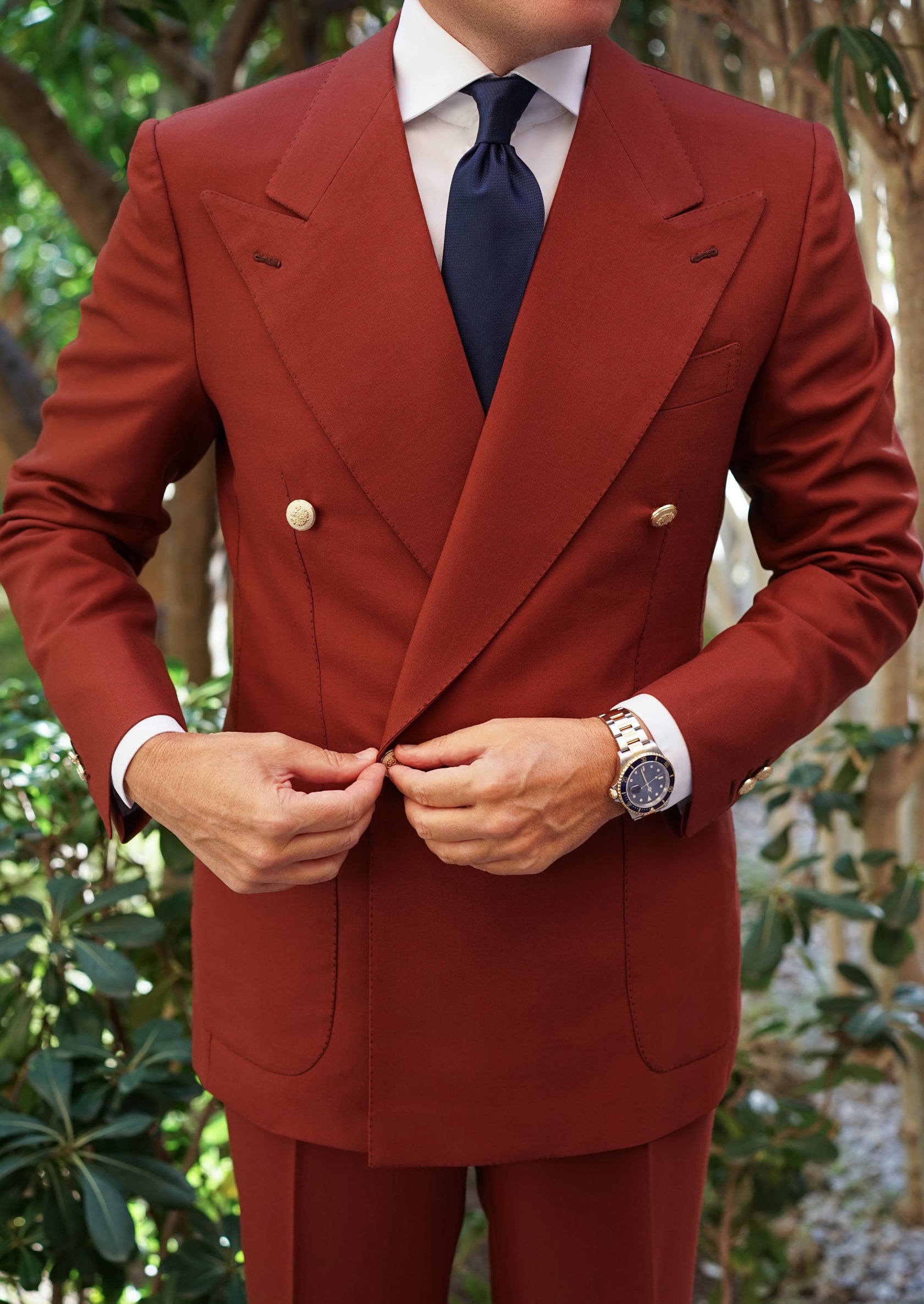 Lyon Dark Orange Suit – DanielReCollection