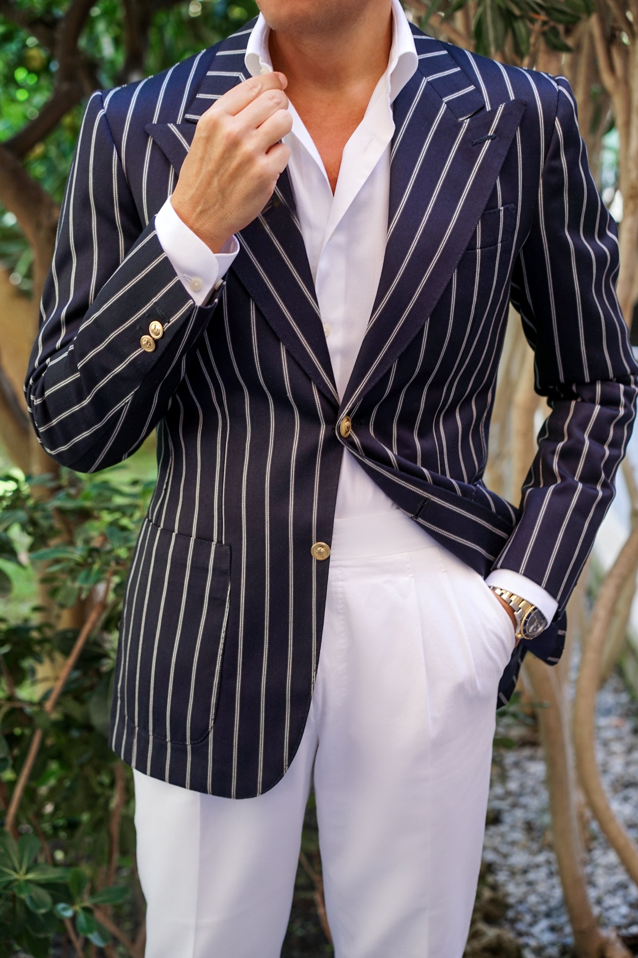 Saint Tropez Stripe Jacket Luxury Line – DanielReCollection